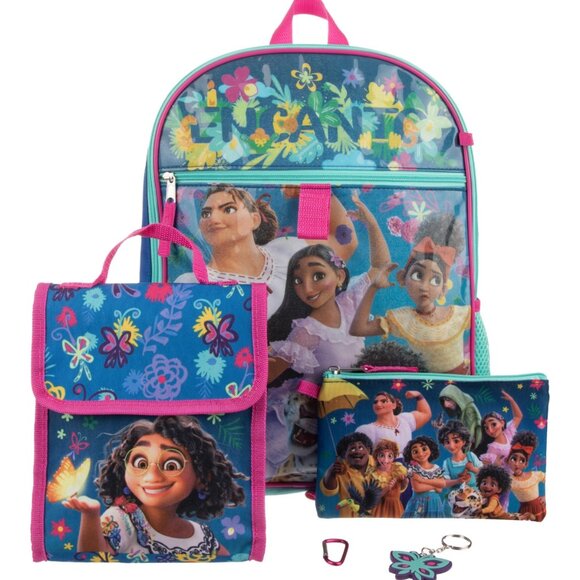 Disney | Accessories | New Disney Encanto 5 Piece Backpack Set Purple ...